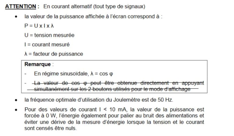 T.P puissance en régime alternatif - Électricité - Terminale BAC PRO ...